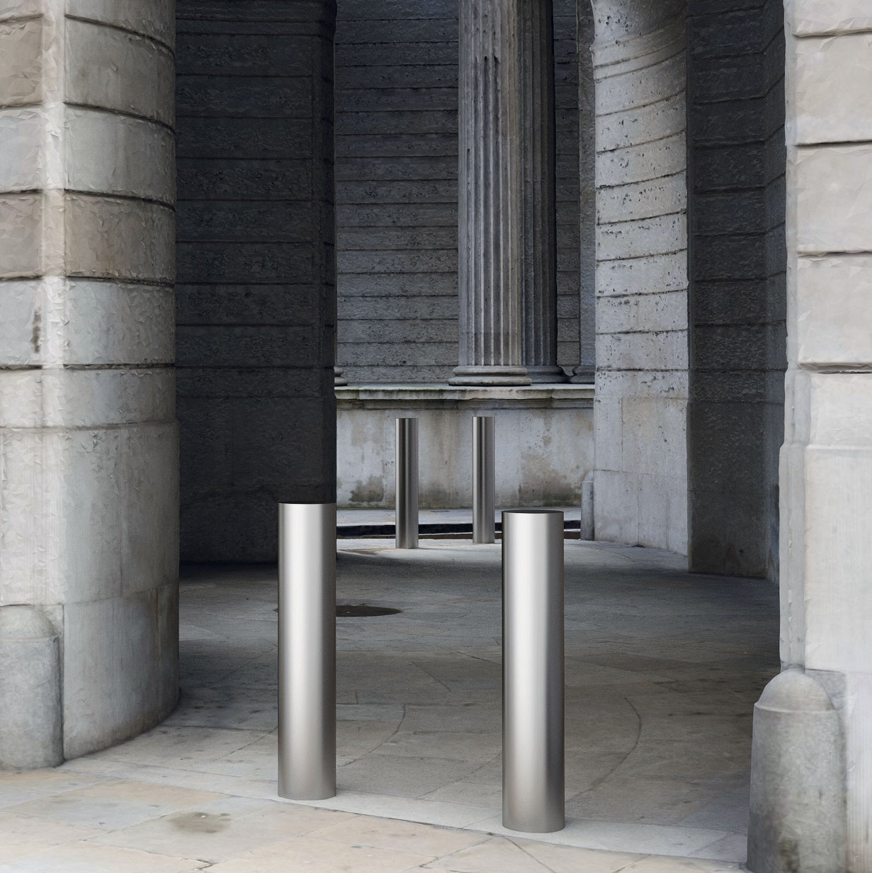 Anti-Ram Steel Bollards | Ram-Raid Safety Prevention Bollards ...